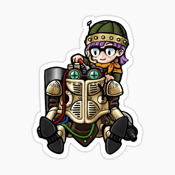 Pegatina «Chrono Trigger - Robo y Lucca» de StudioMarimo | Redbubble