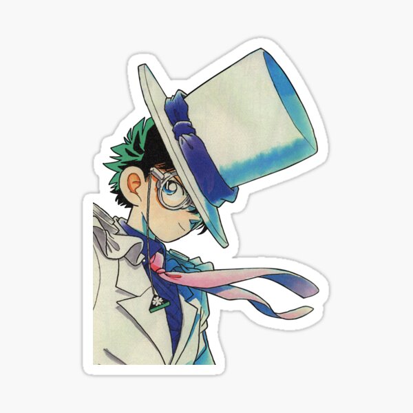 "Magic Kaito Edit - Kid the Phantom Thief!!" Sticker for Sale by ...