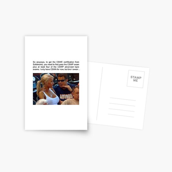 "Solidworks Meme" Postcard for Sale by cake-for-all | Redbubble