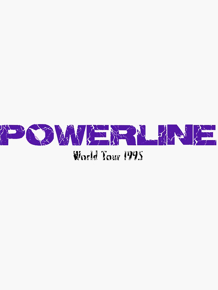 "Powerline " Sticker for Sale by LamingJerni | Redbubble