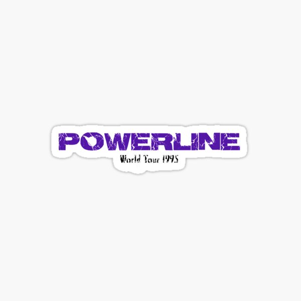 "Powerline " Sticker for Sale by LamingJerni | Redbubble