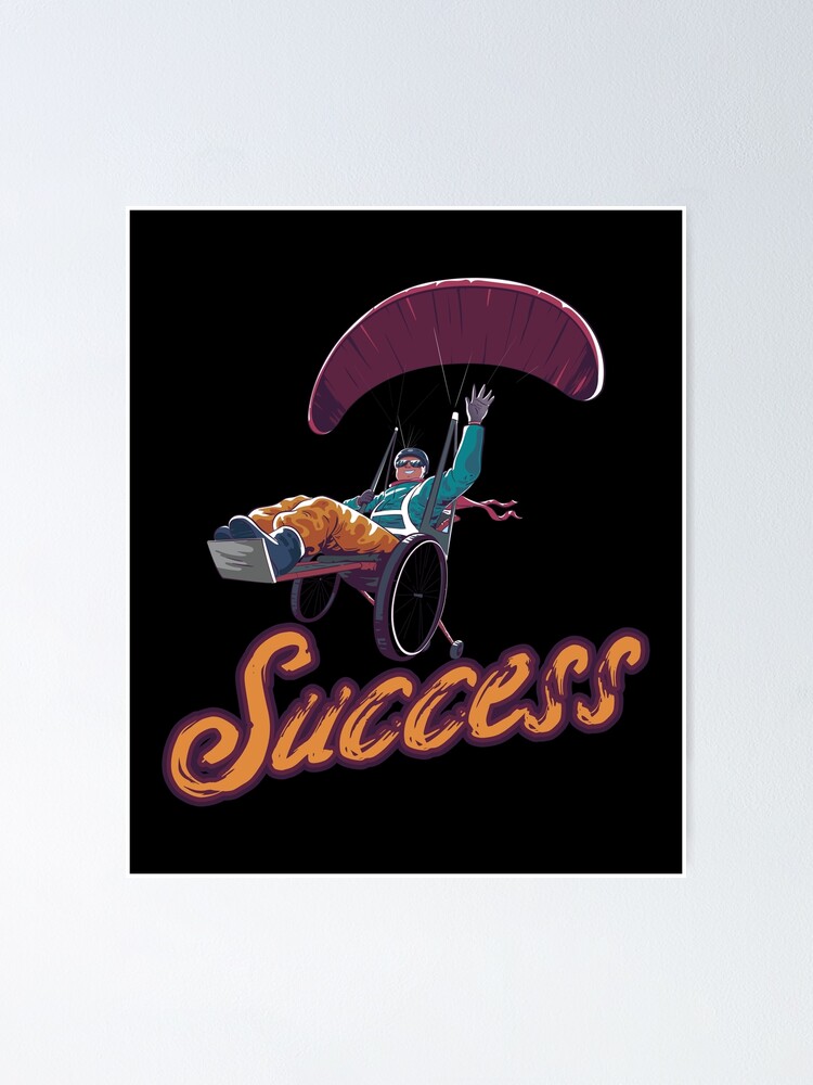 "Success Disability Wheelchair, Parasailing Sky Diving, Disabled ...