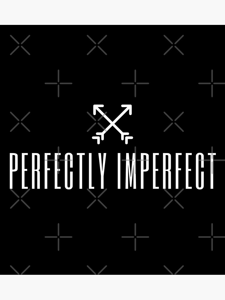 Lámina fotográfica « Diseño de flecha blanca perfectamente imperfecto ...