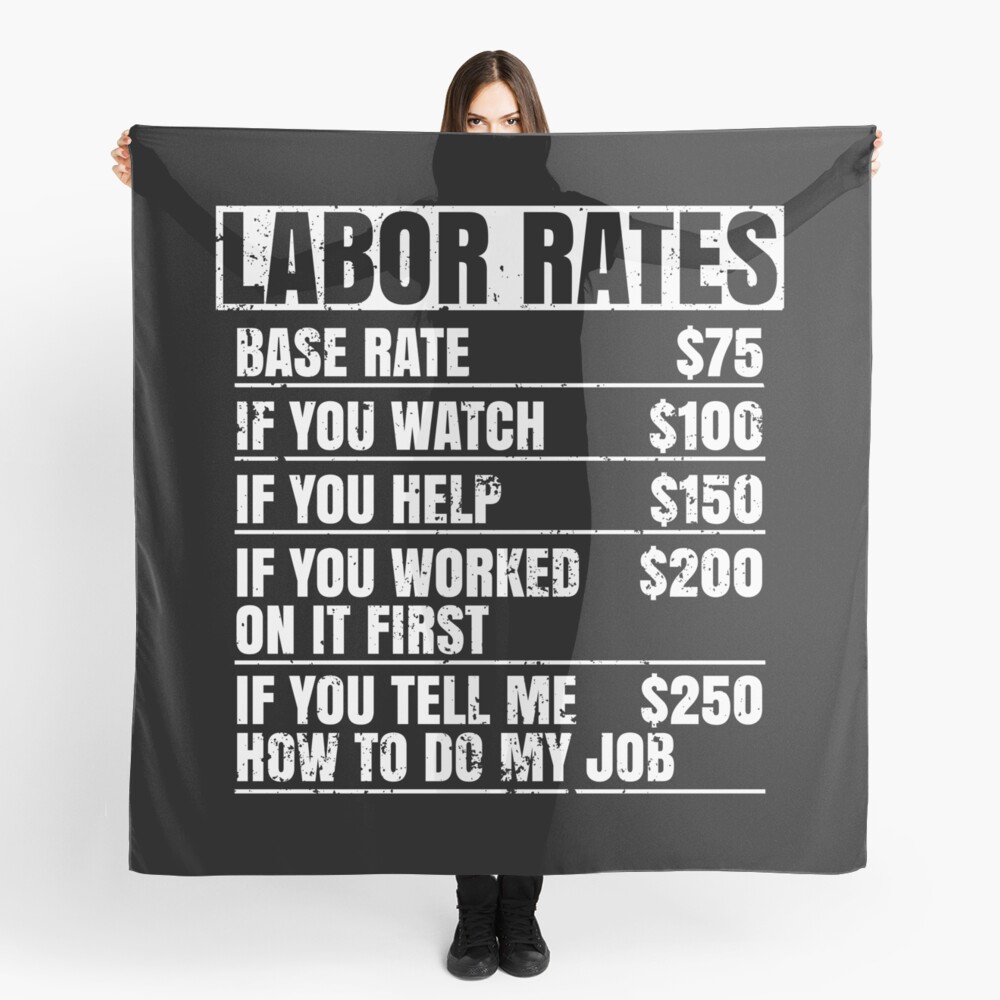 "Labor Rates Hourly Joke Rates, Funny Humor Drafting, Operating ...