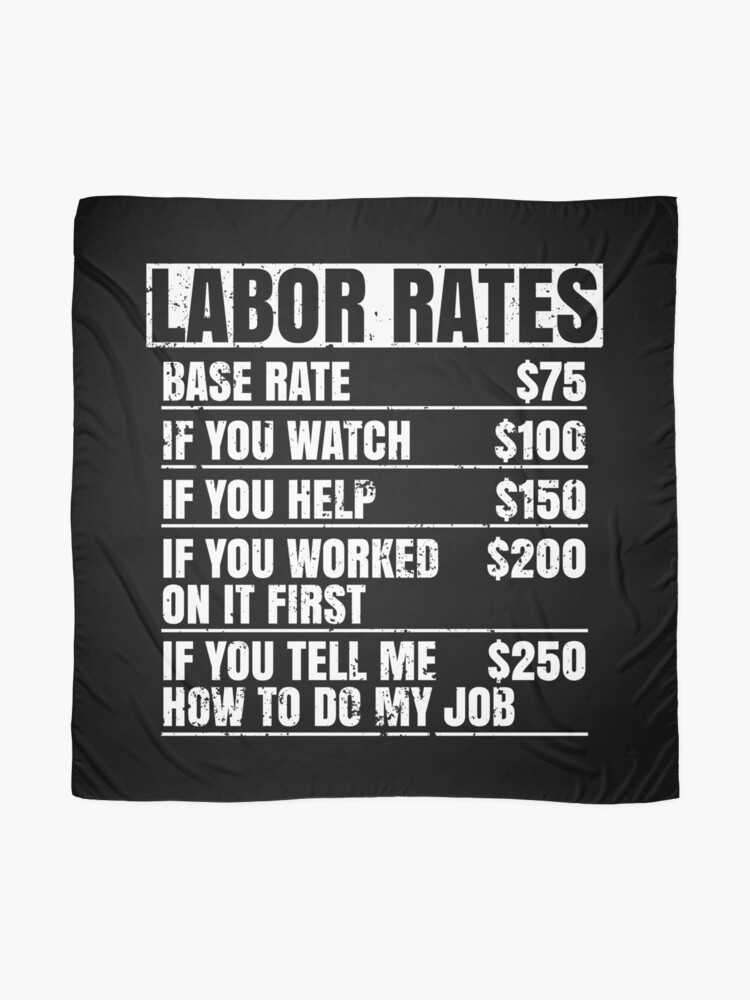 "Labor Rates Hourly Joke Rates, Funny Humor Drafting, Operating ...