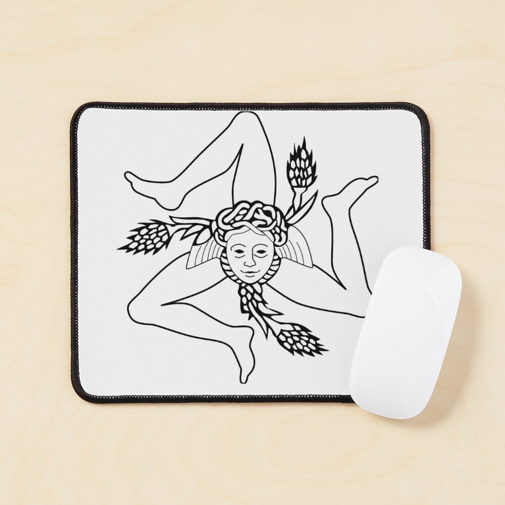 "Sicily trinacria" Sticker for Sale by Retrospectglory | Redbubble