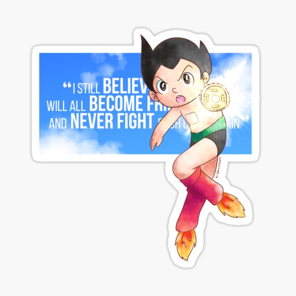 "AstroBoy Classic " Sticker for Sale by MontReLove | Redbubble