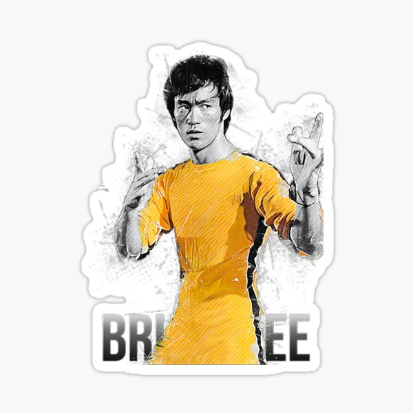 "Bruce lee" Sticker for Sale by Bruceiee495 | Redbubble