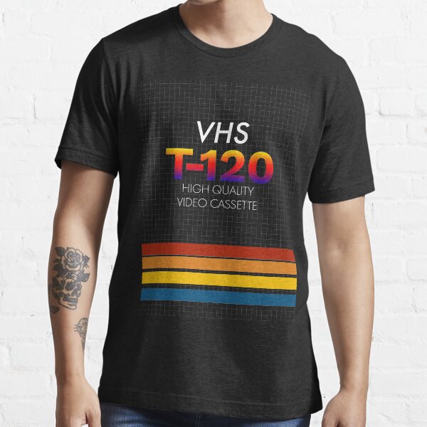 "VHS Retro Vintage Video Cassette Tape" T-shirt for Sale by ind3finite ...