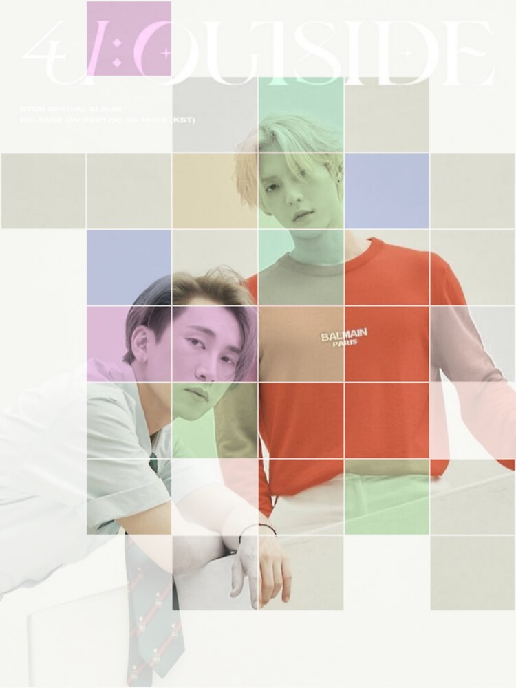 "BTOB OUTSIDE" Sticker for Sale by alvide | Redbubble