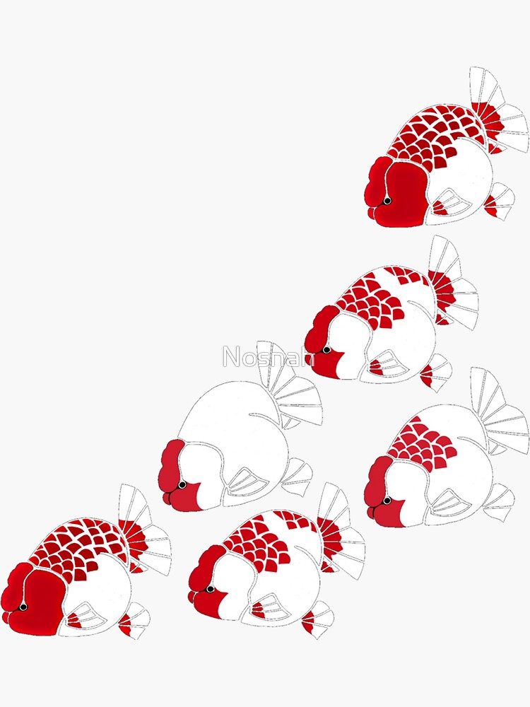 "Ranchu Group Logo A 090821" Sticker for Sale by Nosnah | Redbubble