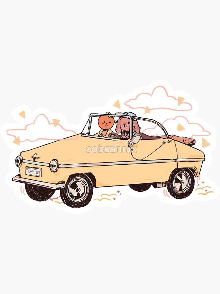 "Let's Ride" Sticker for Sale by sobsannix | Redbubble