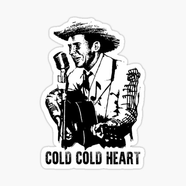 "Hank Williams " Sticker for Sale by ImmortalGreat | Redbubble