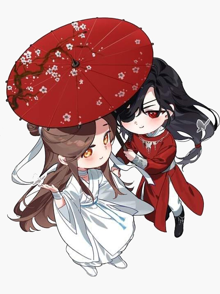 "TGCF Chibi Umbrella" Sticker for Sale by WilliamFraser | Redbubble