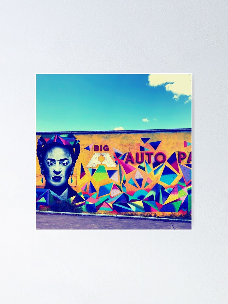"FRIDA KAHLO MURAL" Poster for Sale by Misti Rainwater-Lites | Redbubble