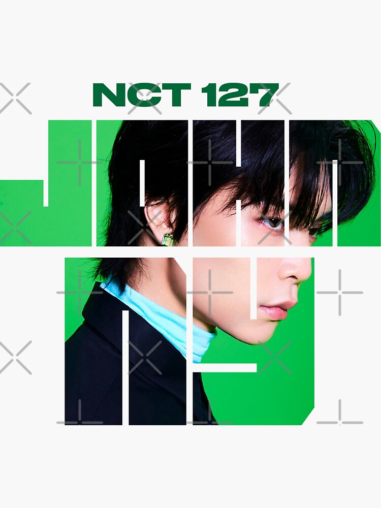 "NCT 127 Johnny " Sticker for Sale by nurfzr | Redbubble