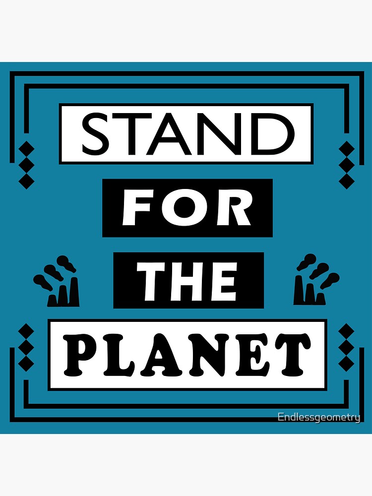 "Stand for the planet , stand for planet earth , planet earth" Sticker ...