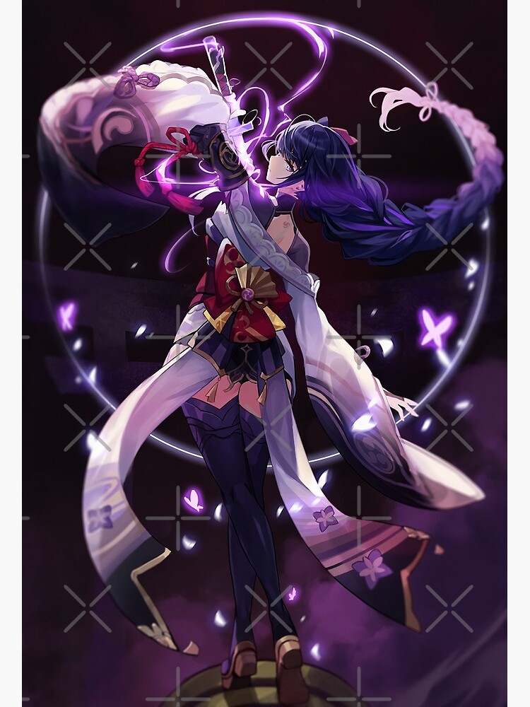 "RAIDEN SHOGUN ELECTRO ARCHON" Art Print for Sale by iuanime | Redbubble