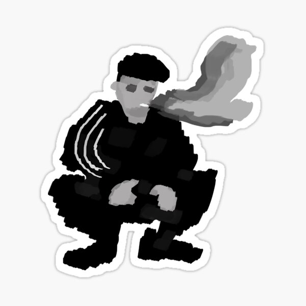 "impressionistic slav squat " Sticker by greal198 | Redbubble