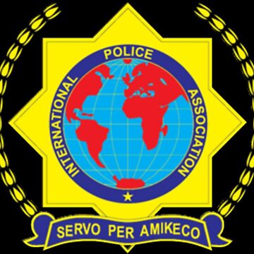 "International Police Association" Sticker by SpiderEvolution | Redbubble