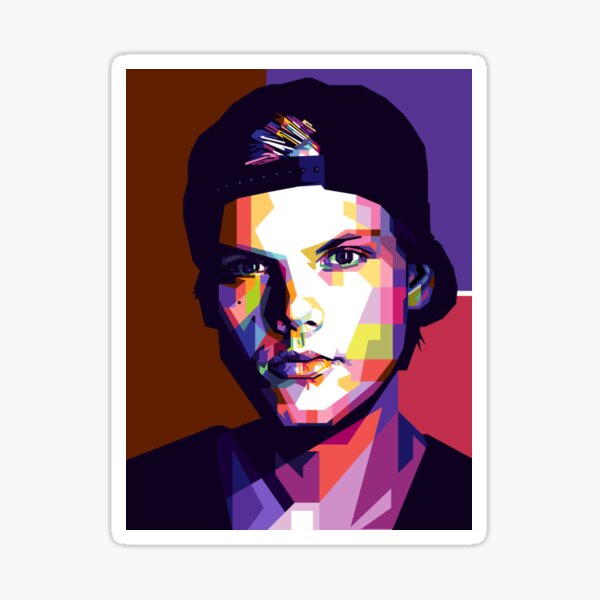 "Avicii" Sticker for Sale by ConnoaPoint | Redbubble