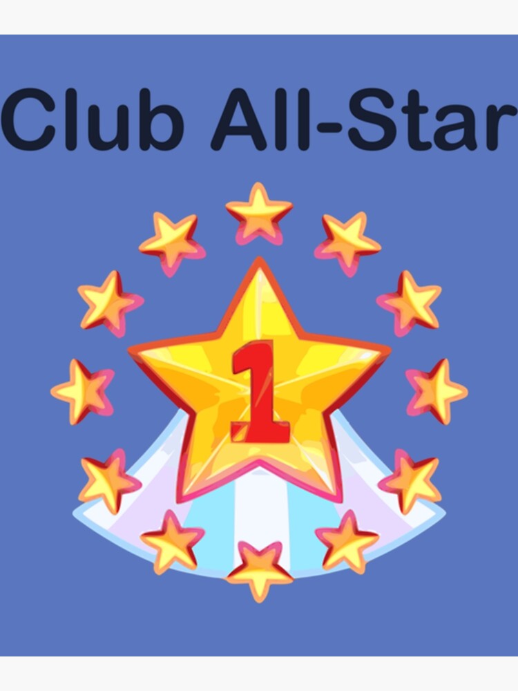 "Club All-Star - Gacha Club Fitted " Poster for Sale by WiZoEms | Redbubble