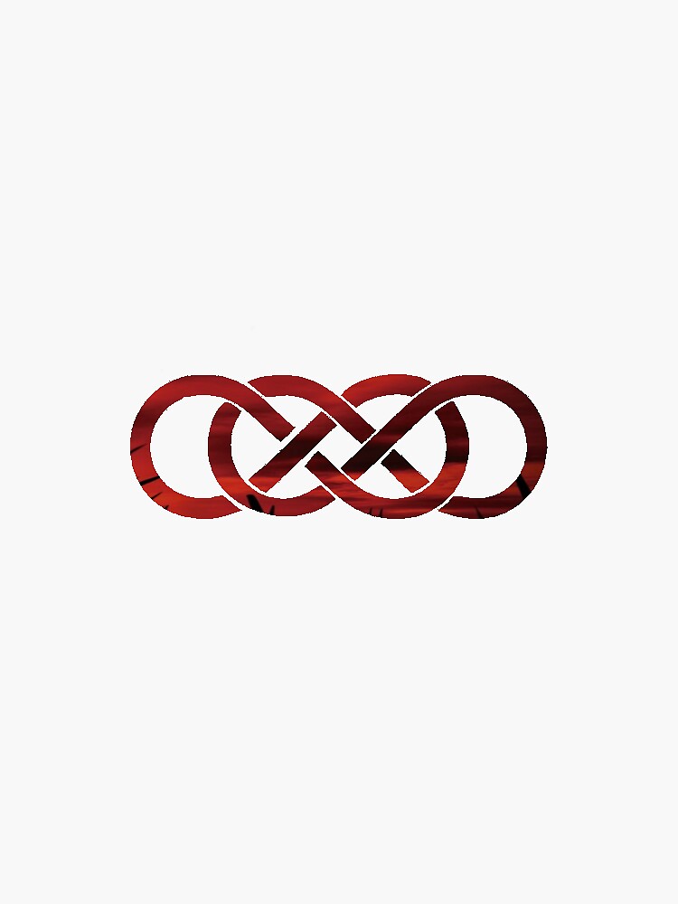 "Double Infinity- abc Revenge" Sticker for Sale by melissadash | Redbubble