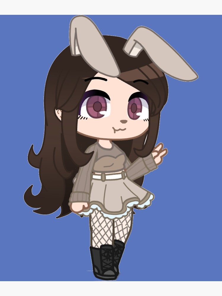 Gacha Bunny Photographic Print For Sale By Wizoems Redbubble