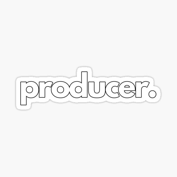 "Movie Producer Director Film TV Production Industry " Sticker for Sale ...