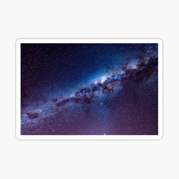 "Milkyway galaxy " Sticker for Sale by Middlehydra | Redbubble