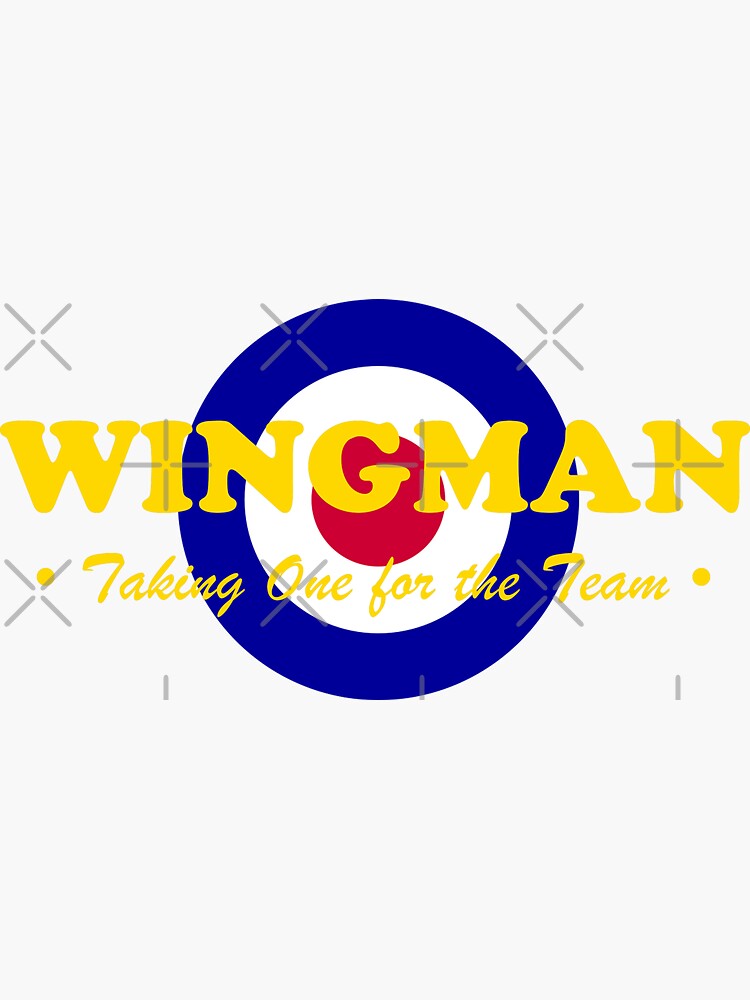 "Wingman (RAF)" Sticker for Sale by pauljamesfarr | Redbubble