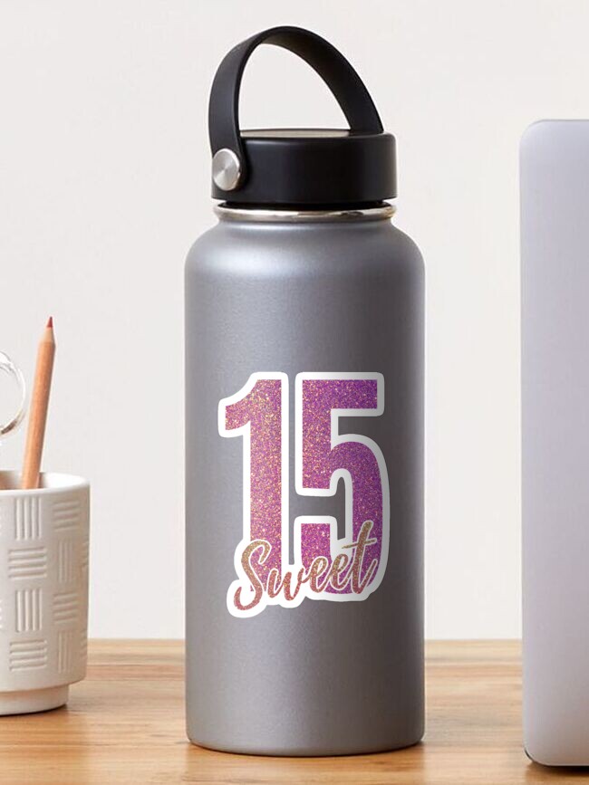 "Sweet 15th birthday" Sticker by Mila1946 | Redbubble