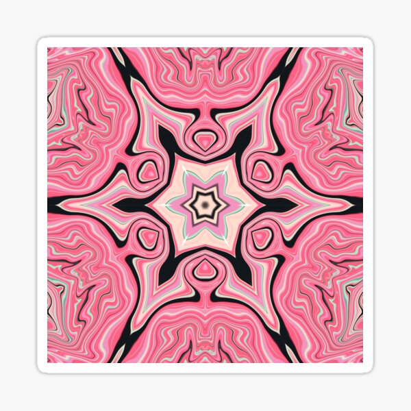 "Pink star" Sticker for Sale by ARTY-SOUL | Redbubble