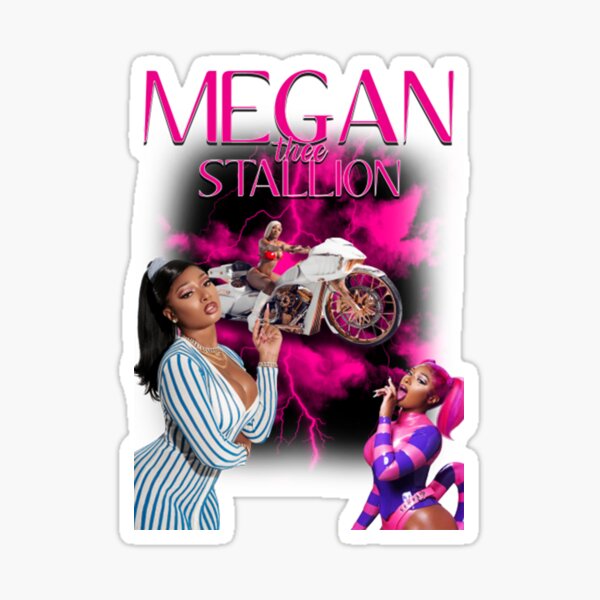 "Megan Thee Stallion " Sticker for Sale by FreshThredz | Redbubble
