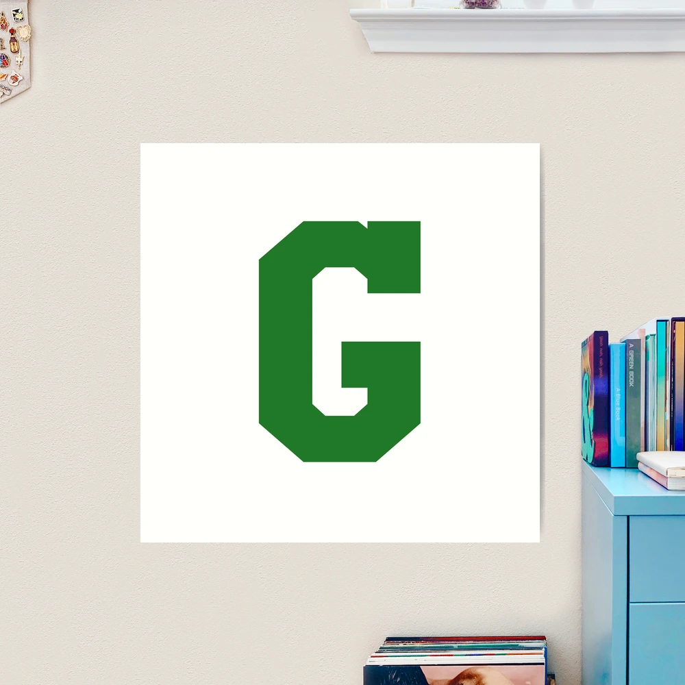 Letra G Verde
