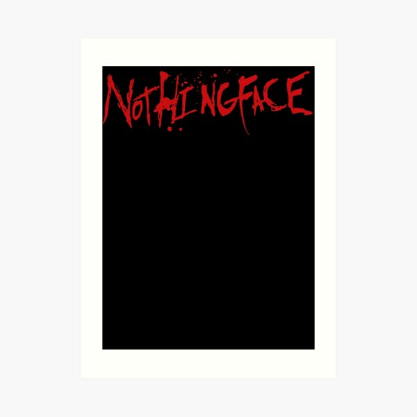 "NothingFace Band Logo" Art Print for Sale by CarriePruett | Redbubble