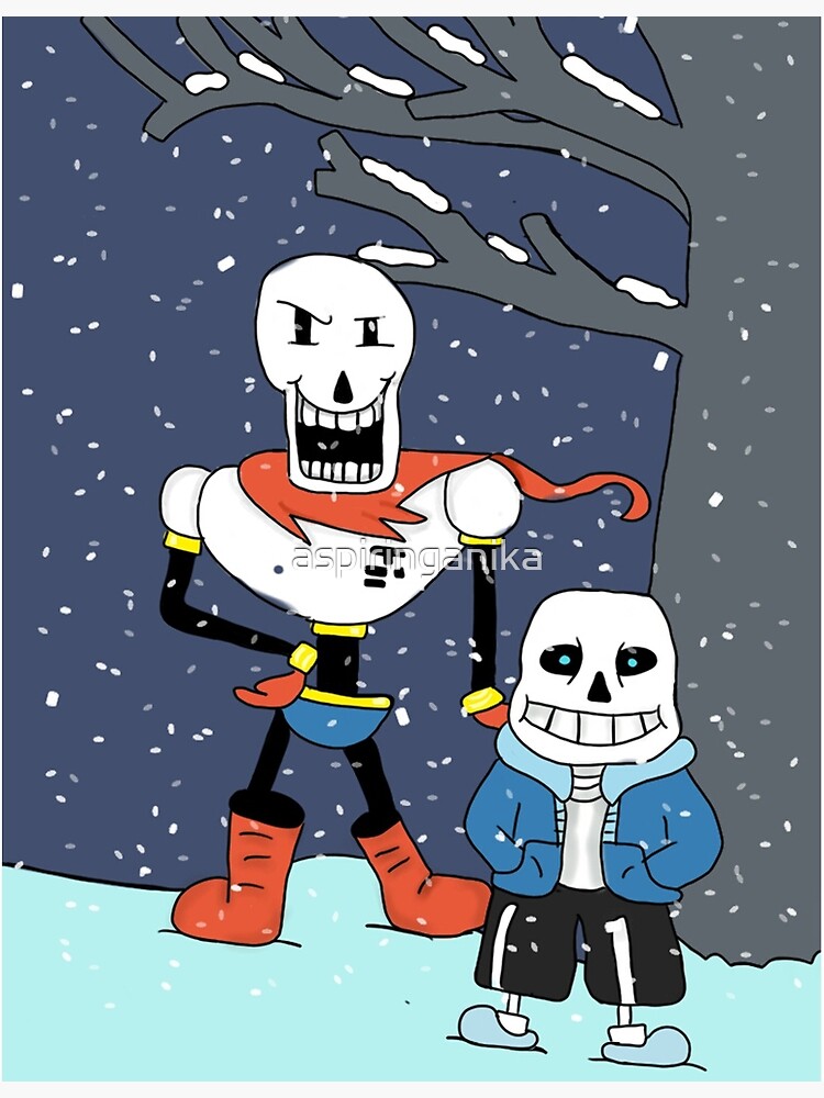 Sans and Papyrus Artwork Premium Matte Vertical Poster sold by Gaurav ...