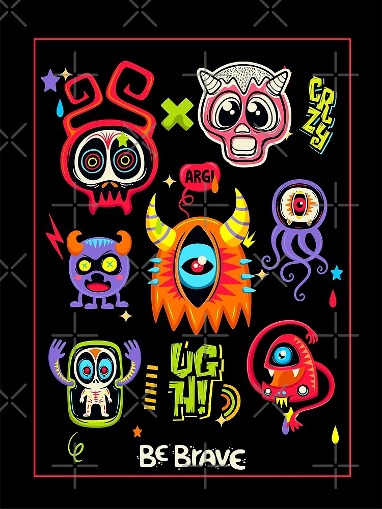 "be brave, cartoon" Poster by The-Illuminator | Redbubble