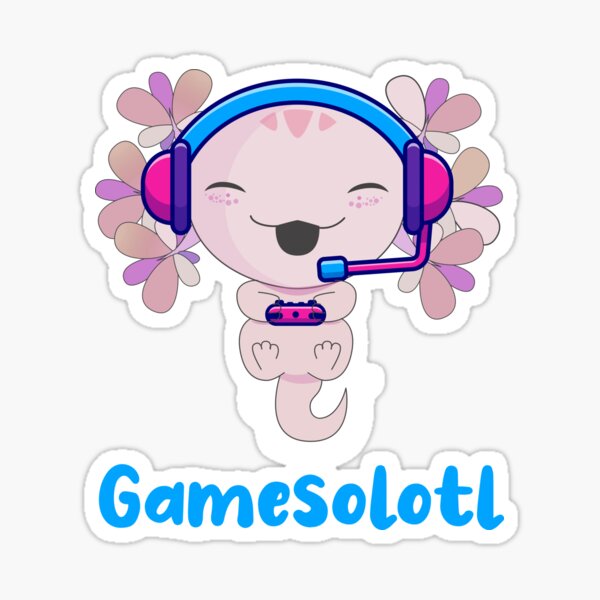 "Gamesolotl Gamer Axolotl Playing Video Games Gift Boys Girls - axolotl ...