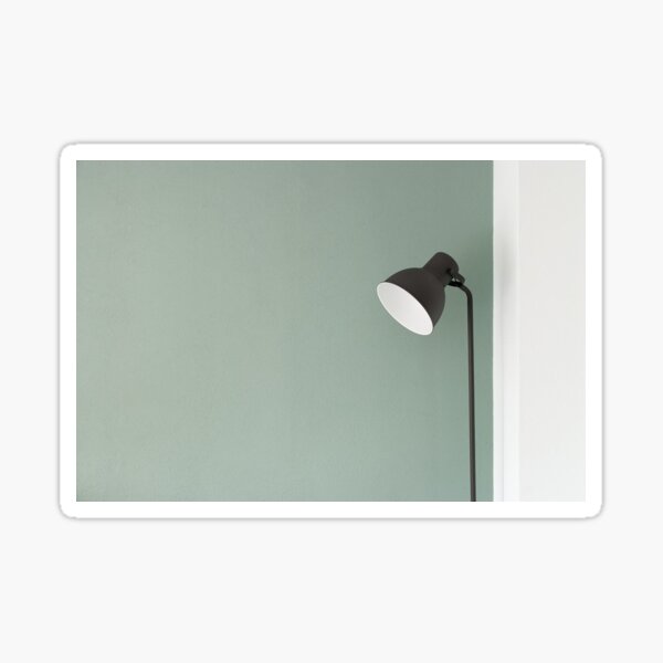 "Minimal green wall" Sticker for Sale by lemiz | Redbubble
