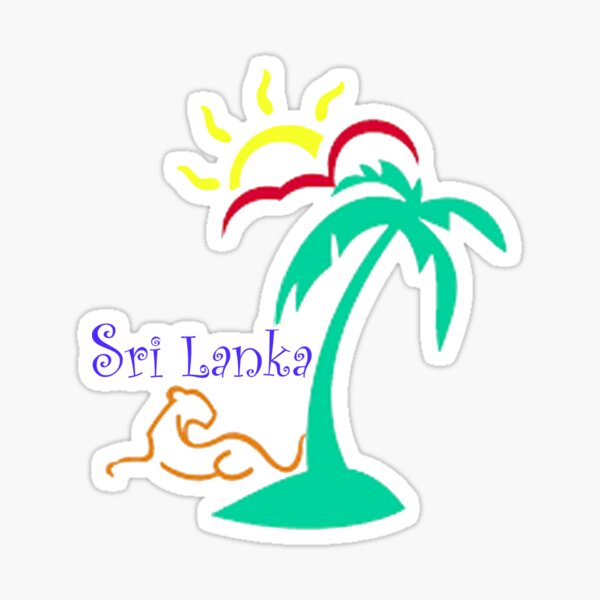 "Sri Lanka " Sticker for Sale by maheart83 | Redbubble