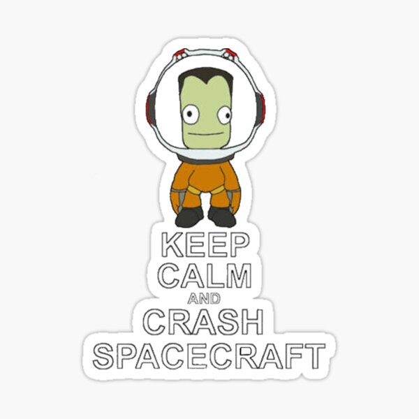"Kerbal Space Program" Sticker for Sale by MilesCarroll | Redbubble