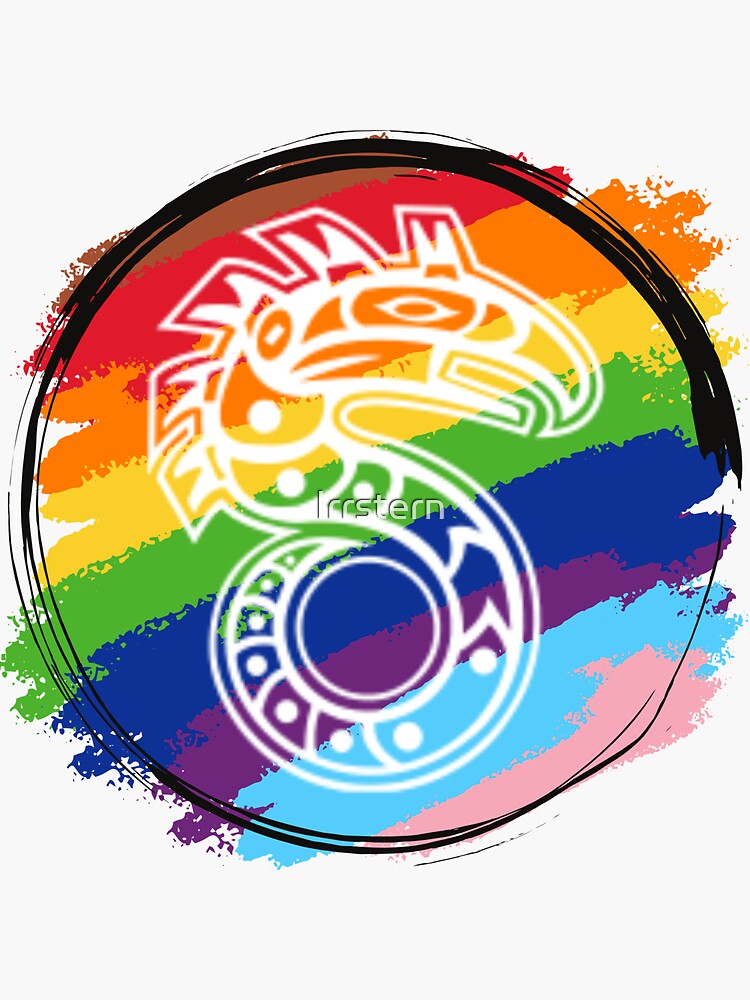 "Rainbow Shadowrun" Sticker for Sale by Irrstern | Redbubble