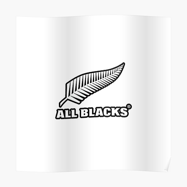 "ALL BLACK LOGO" Poster for Sale by jeanettehwalker | Redbubble