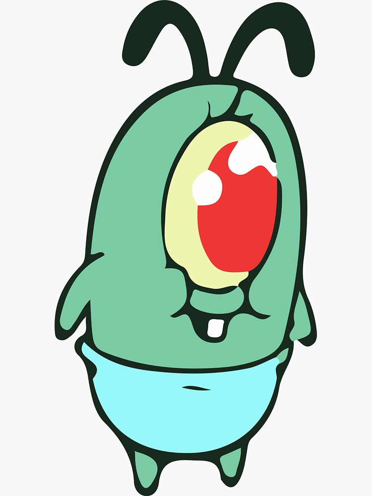 Pegatina «Plancton bebé | Bob Esponja | Crustáceo cascarudo» de ...