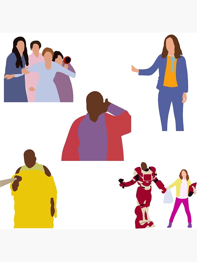 "Kimmy Schmidt sticker pack " Poster by Patmackriel70 | Redbubble