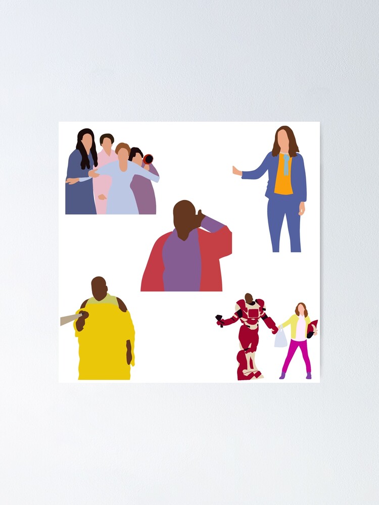"Kimmy Schmidt sticker pack " Poster by Patmackriel70 | Redbubble