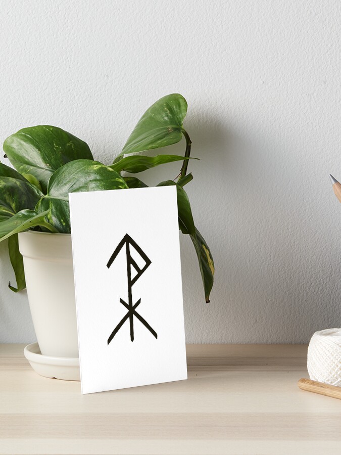 "Rune of protection by Odin, Thor and Tyr" Art Board Print for Sale by ...