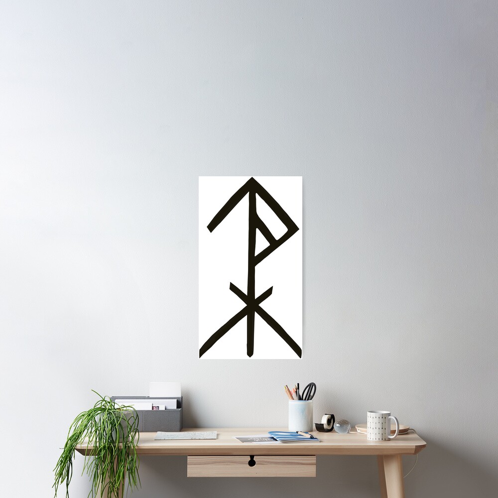"Rune of protection by Odin, Thor and Tyr" Poster for Sale by ...