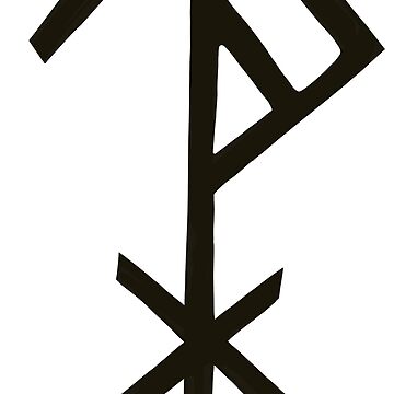 "Rune of protection by Odin, Thor and Tyr" Poster for Sale by Daniel ...